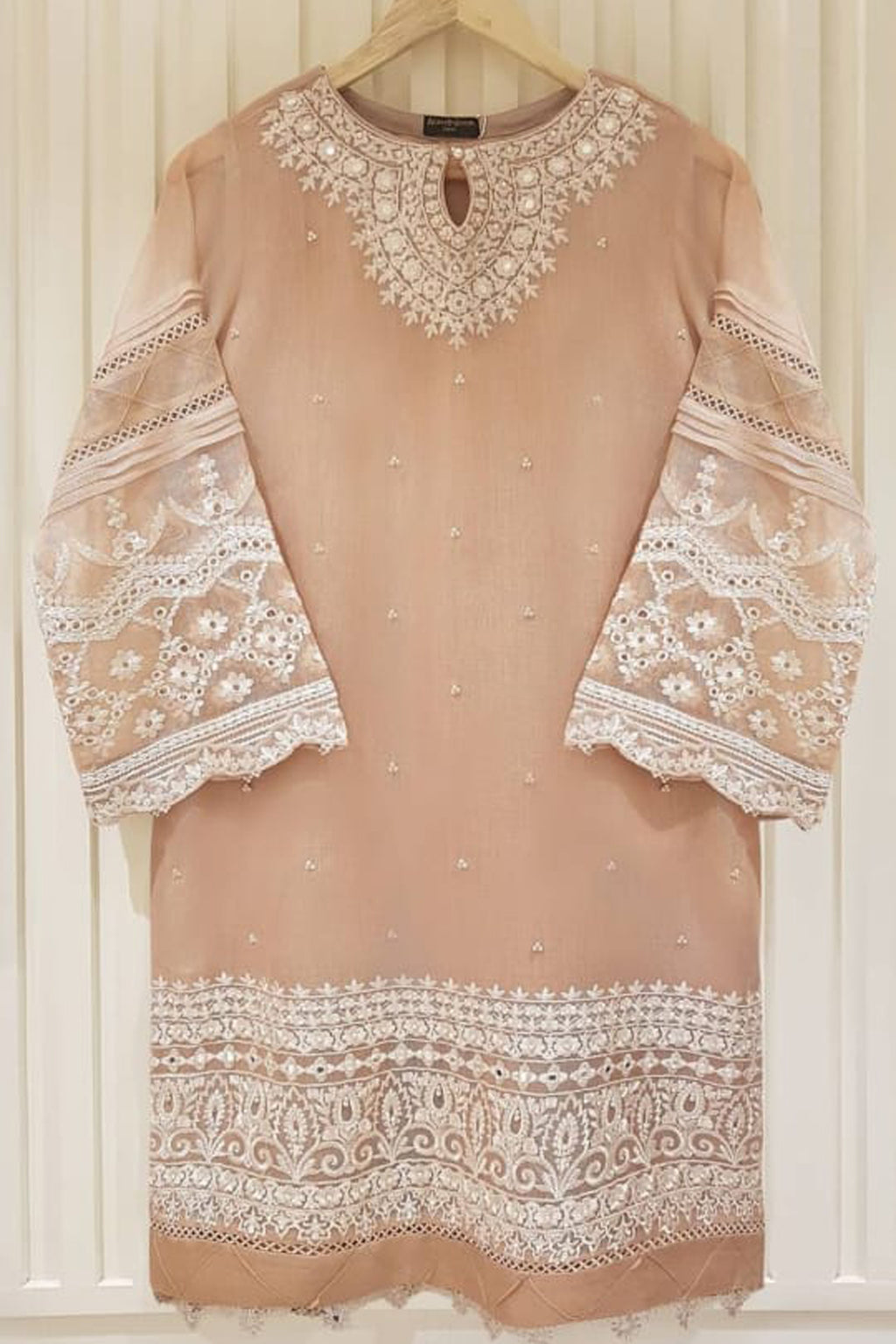 Agha Noor Heavy Embroidered with Embroidered Organza dupatta-Ga1748 ...